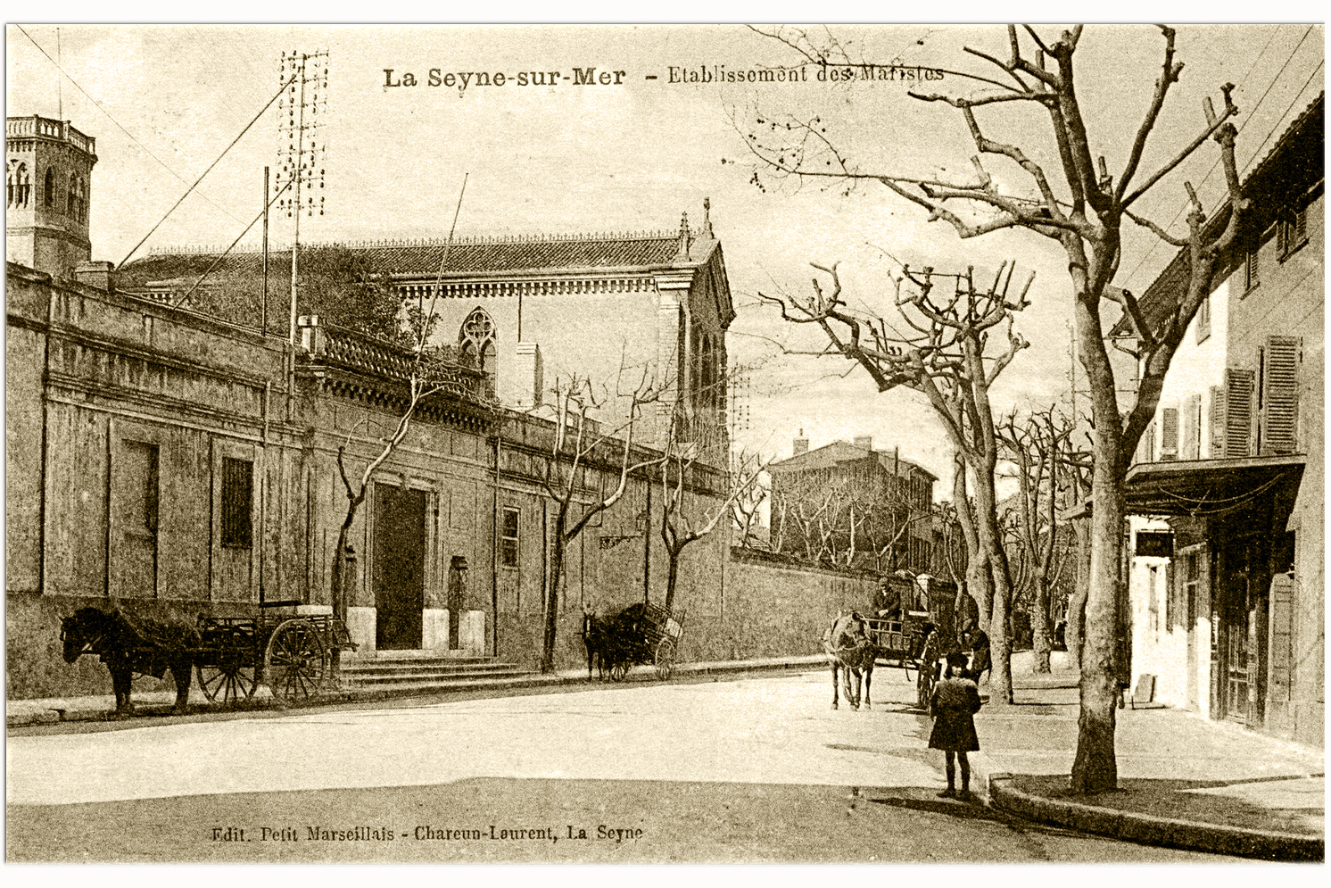 L’Institution Ste Marie (introduction à l’histoire) – La Seyne en 1900